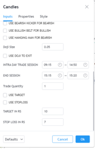 How to setup algo for candlestick patterns in TradingView - MyCoder