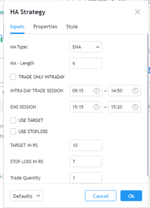 Heikin-Ashi Strategy Automation using TradingView - MyCoder