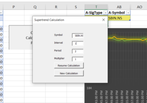Excel SuperTrend Spreadsheet with Live Data - MyCoder