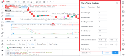 Wave Trend Algo Strategy for TradingView - MyCoder